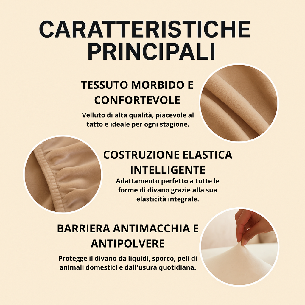 Copridivano Universale Completa | Eleganza, Protezione e Comfort in 1 ...
